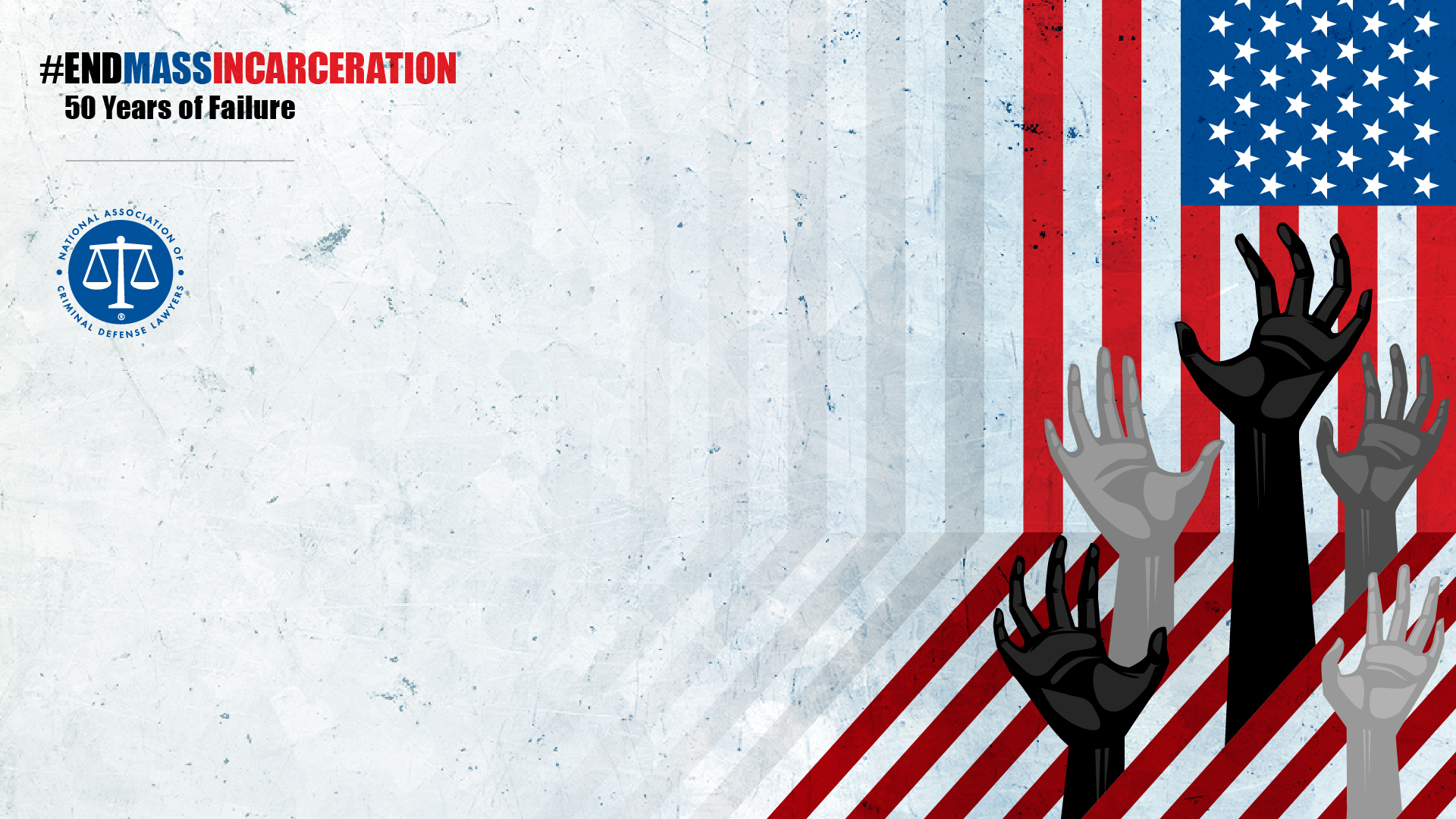 NACDL - 50 Years of Mass Incarceration Virtual Backgrounds